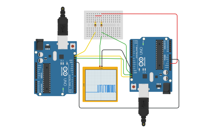 Circuit Design I2c Master Slave Tinkercad
