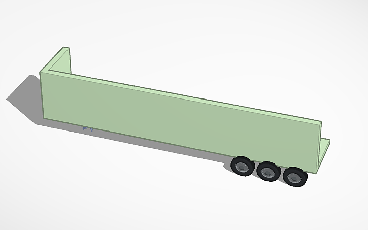 3D design Lorry Model - Tinkercad