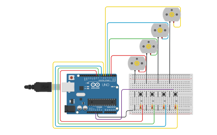 Circuit design Candy Dispenser DIG - Tinkercad