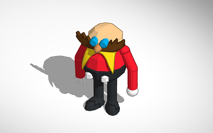 3D design Low poly eggman - Tinkercad