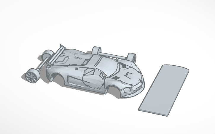 3D design Toy car - Tinkercad