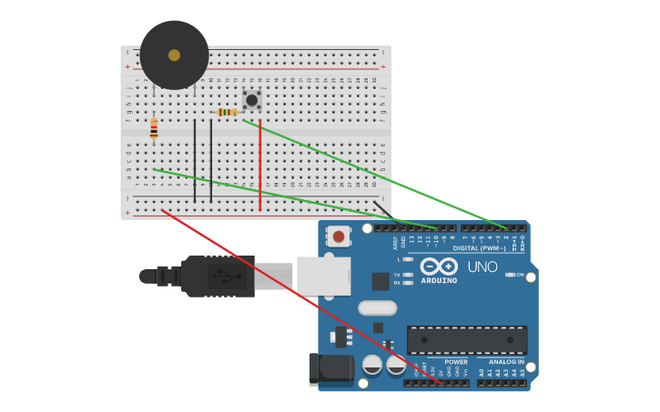 Circuit design Projeto 4: Geração de áudio utilizando função tone() e ...
