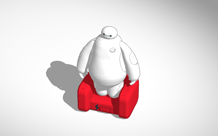 3D design Baymax inflating - Tinkercad