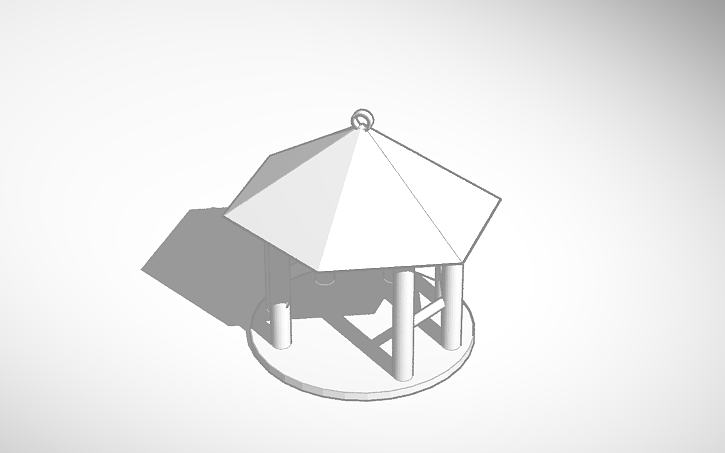 3D design Gazebo Christmas Ornament | Tinkercad