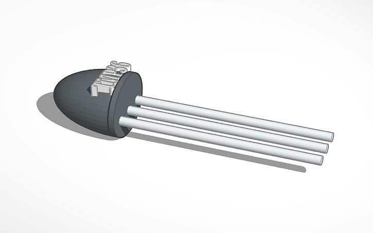 3d Design Copy Of Tmp36 Sensor Tinkercad