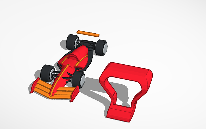 3D design f1 car - Tinkercad