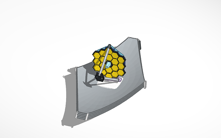 3D design webb space Telescope | Tinkercad