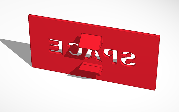 3D design Box Label | Tinkercad