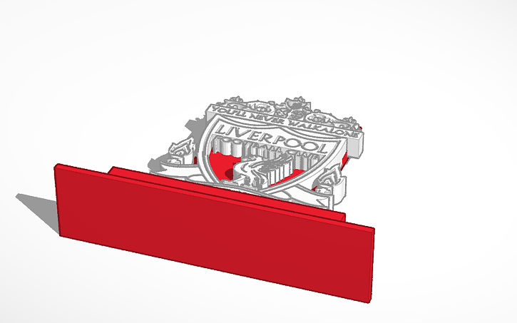 3D design Liverpool Logo - Tinkercad