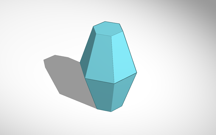 3D design crystal - Tinkercad