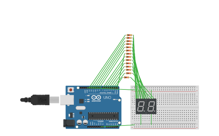 Circuit Design Two Digit Counter Tinkercad