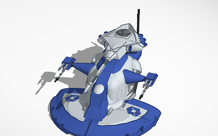 3D design A.A.T Armored Assault Tank separatist - Tinkercad