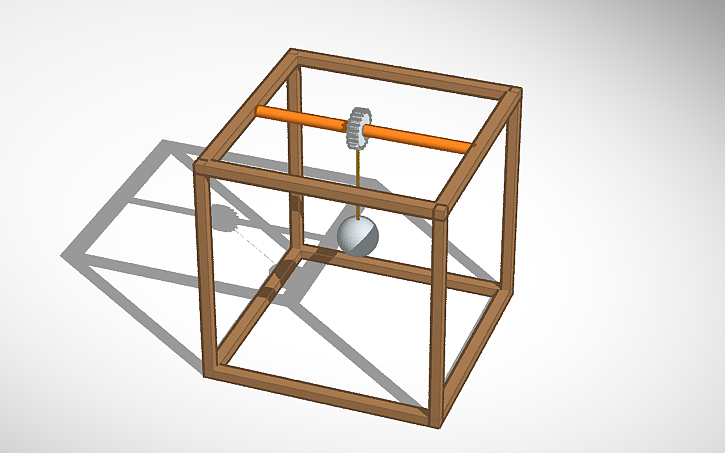 3D design pendulo - Tinkercad