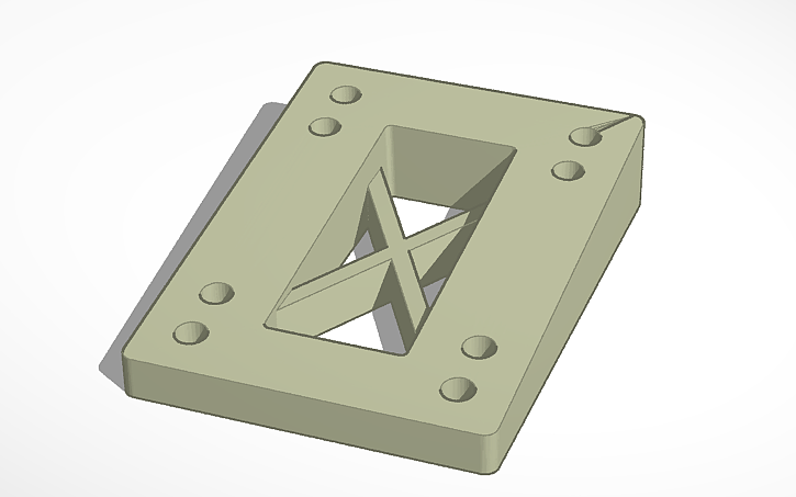 3D design Wedge Riser Rich 16mm - Tinkercad