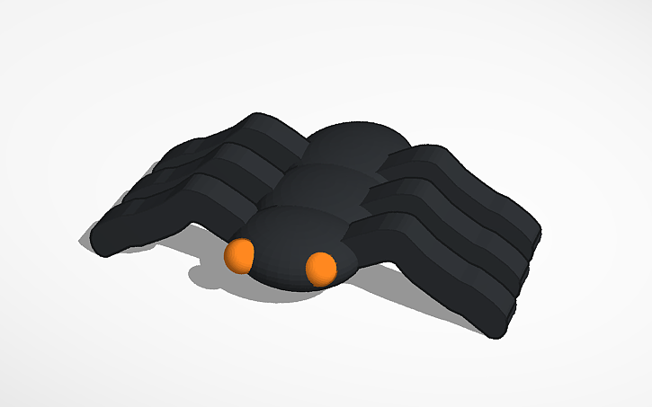3D design Tinktober Creepy Crawly (Oct 5) - Tinkercad