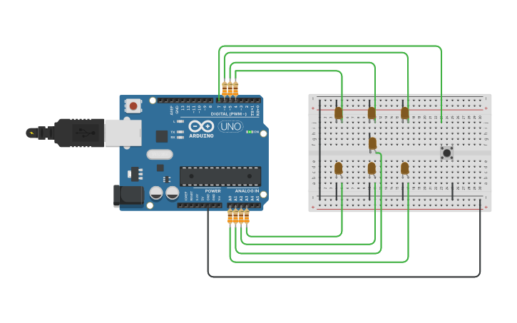 Circuit design dice - Tinkercad