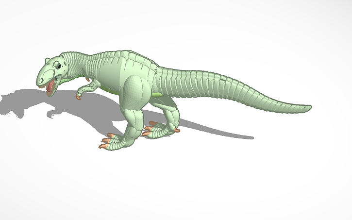 3D design T-rex - Tinkercad