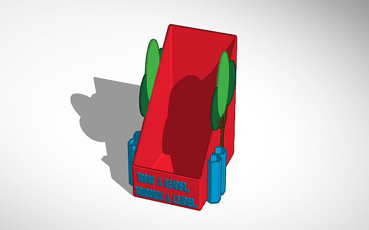 3D design Book + Pen Holder | Tinkercad