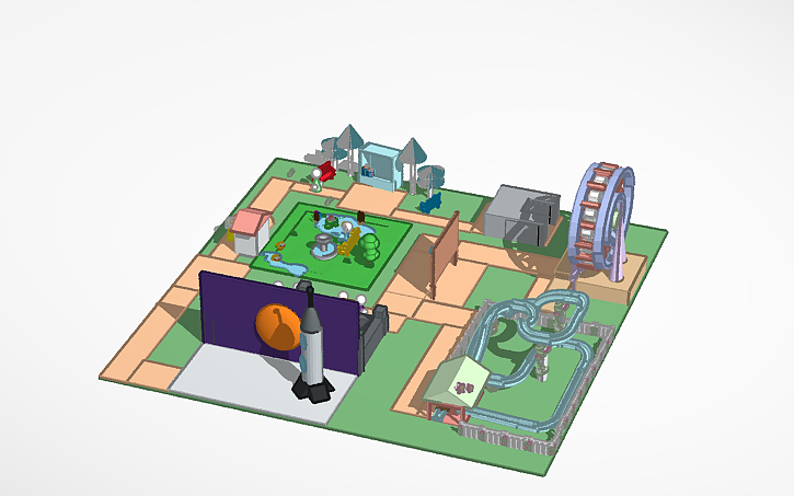 3D design amusement park by Anin - Tinkercad