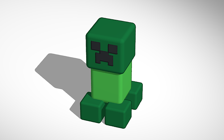 3D design Minecraft Creeper - Tinkercad