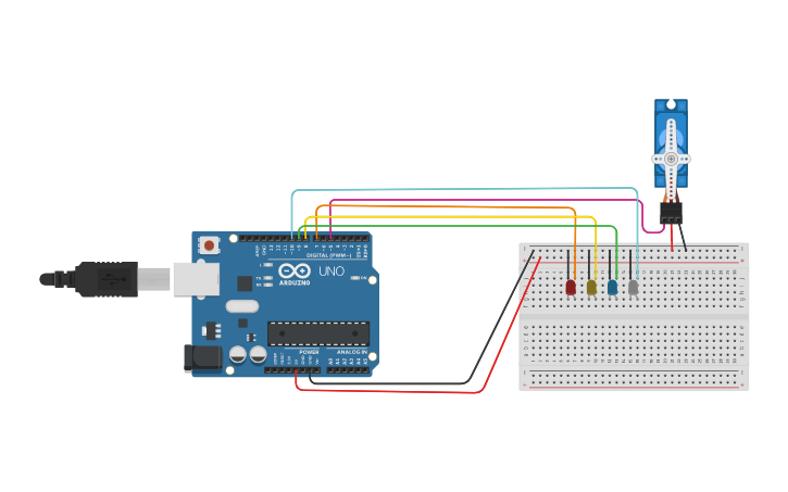 Circuit design MONTAJE ARDUINO - Tinkercad