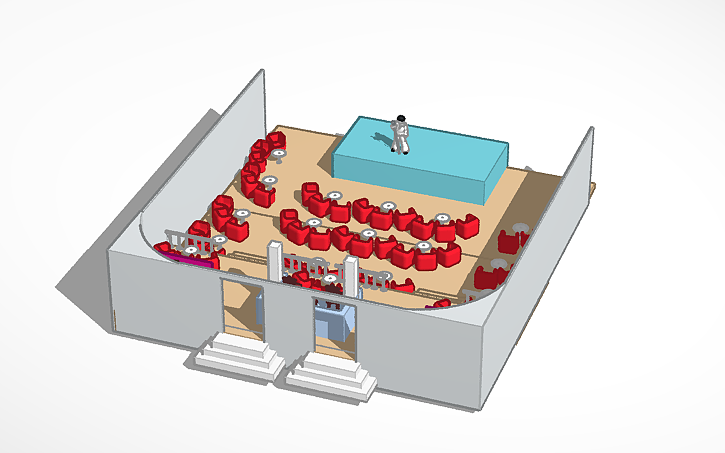 3D design Stil cabaret - Lyra - Tinkercad