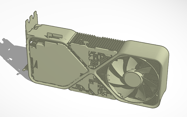 3D design Fake RTX 4090 - Tinkercad