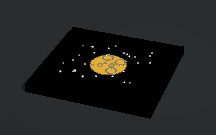 3d Design Full Moon Tinkercad