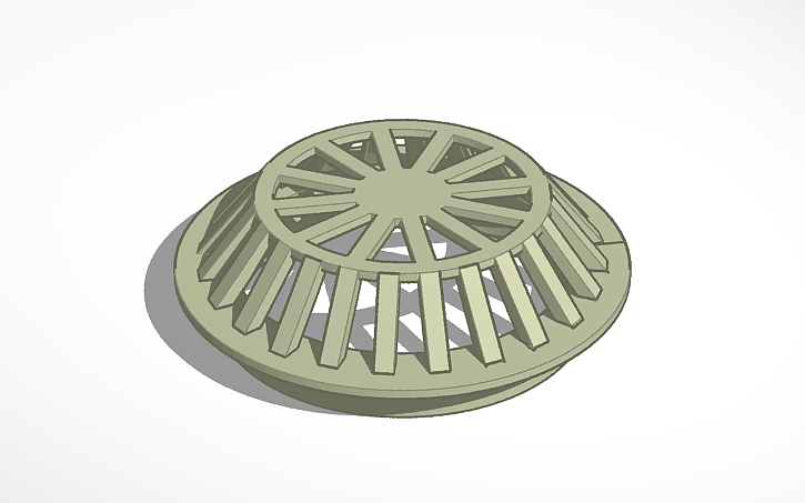 3D design strainer - Tinkercad