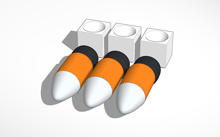 3D design bullets - Tinkercad