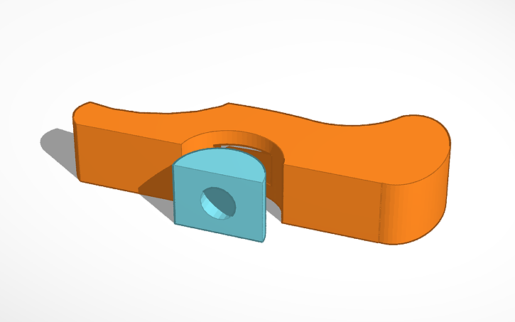 3D design 1/4" nut wheel | Tinkercad