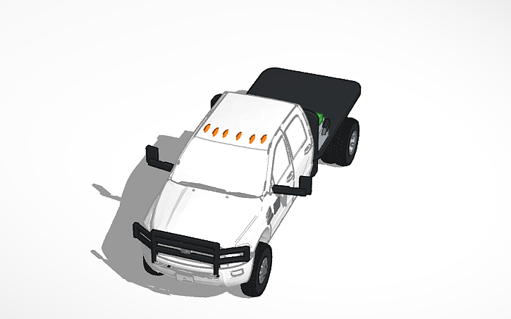 3D design 2010 Dodge Ram 3500 ranch truck - Tinkercad