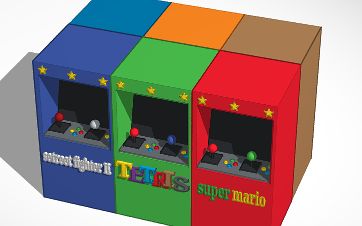3D design salón arcade | Tinkercad