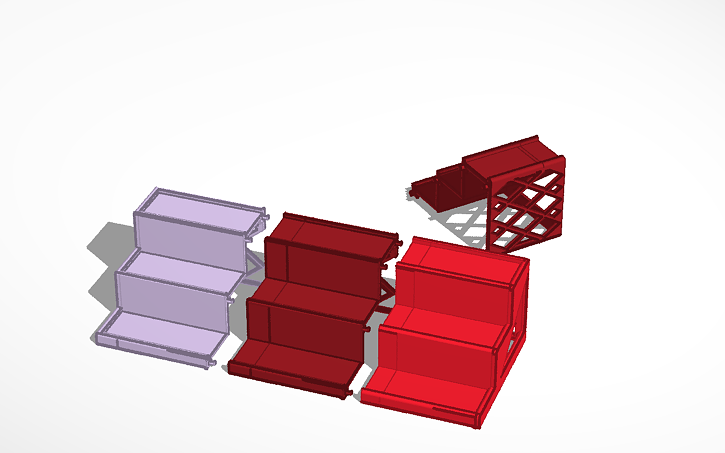 3D design Modular Spice Rack - Tinkercad