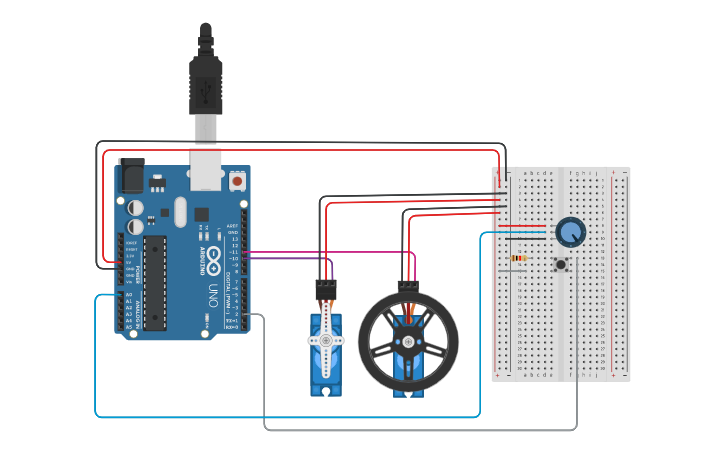 Circuit design Michelle Zhou - Individual Project - Tinkercad