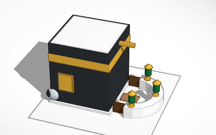 3D design Kaaba - Tinkercad