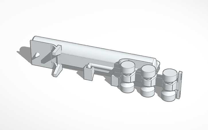 3D design Mini Articulated Fuel Tank B-Trailer V2 | Tinkercad