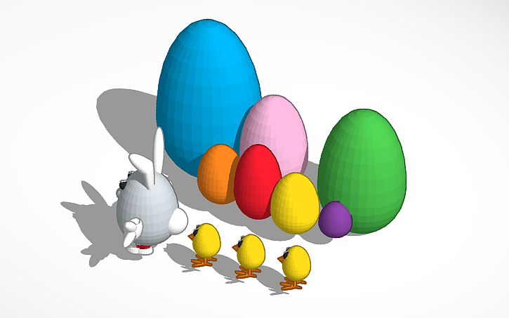 3D design Happy Easter 2021!!! | Tinkercad