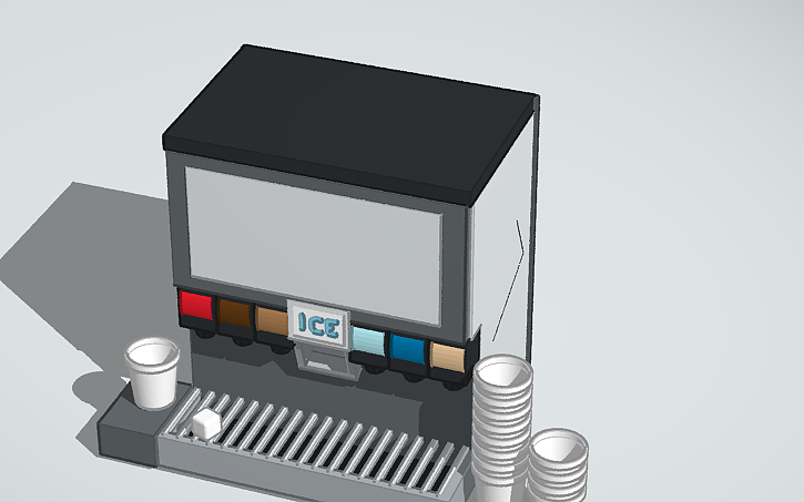 3D design Interactive Soda Fountain - Tinkercad