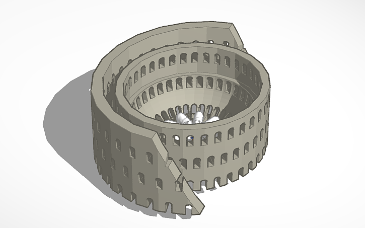 3D design Coliseum - Tinkercad