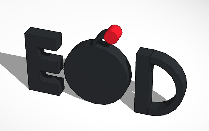 3D design EOD - Tinkercad