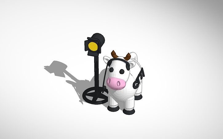 3D design CTTA Cow - Tinkercad