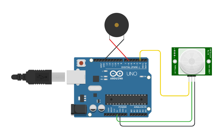 Circuit Design Sensor Actuator Tinkercad