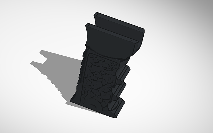 3D design Pistol/AR hand Grip - Tinkercad