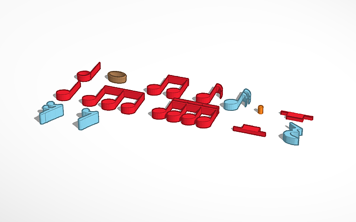 3D design Notation images for tinkercad challenge | Tinkercad