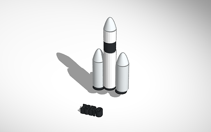 3D design GSLV MARK I | Tinkercad