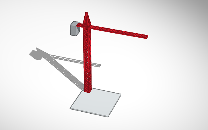 3D design Grua - Tinkercad