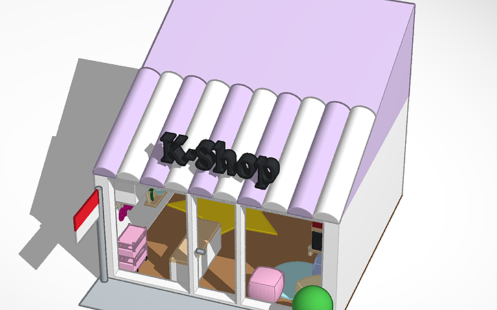 3D design K-Shop | Tinkercad