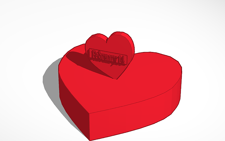 3D design Valentine Day 3 | Tinkercad