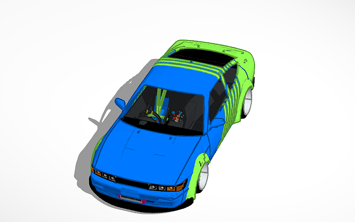 3D design nissan silforty drift missle - Tinkercad